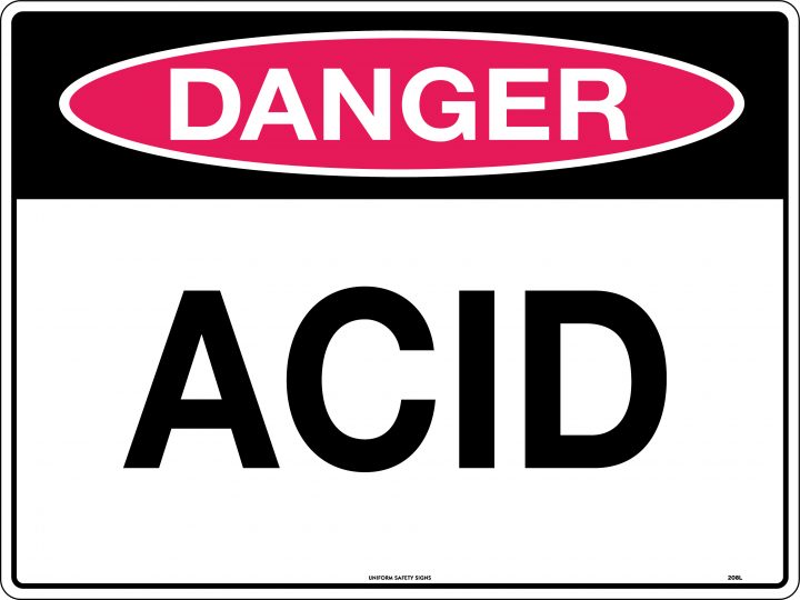 Danger Acid | Danger Signs | USS