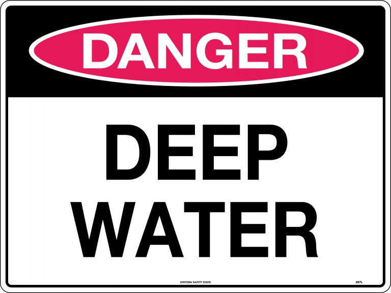 Danger Deep Water | Danger Signs | USS