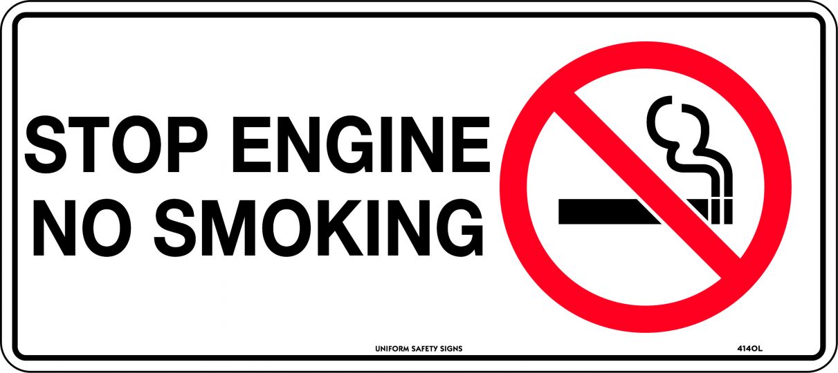 Stop Engine No Smoking | Prohibition | USS