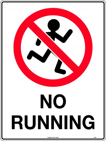 No Running | Prohibition | USS