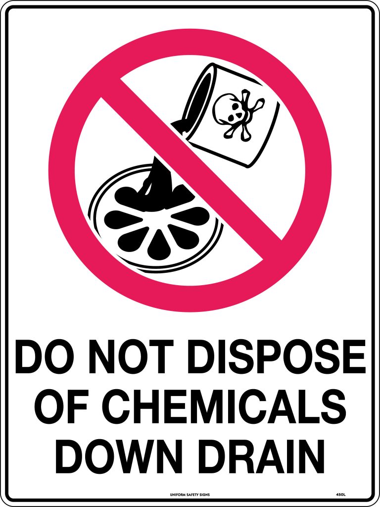 Do Not Dispose Of Chemicals Down Drain Prohibition USS do-not-dispose-of-chemicals-down-drain-prohibition-uss