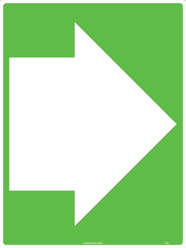 Arrow | First Aid Signs | USS