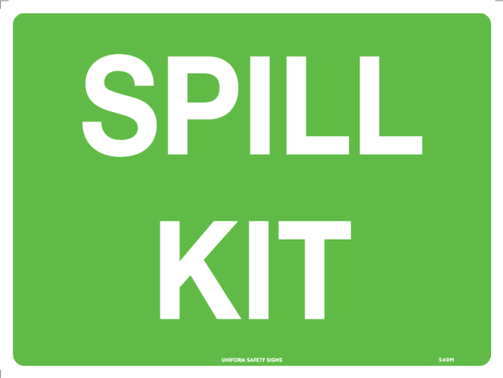 Spill Kit | First Aid Signs | USS