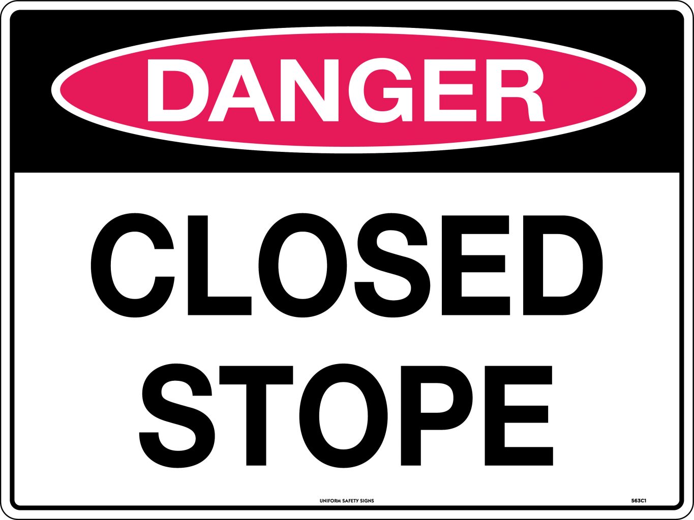 Danger Closed Stope | Mining | USS