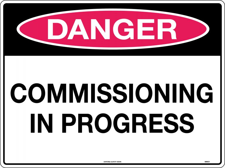 Danger Commissioning in Progress | Danger Signs | USS