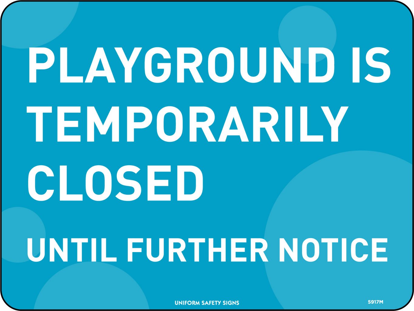 Playground is Temporarily Closed Covid-19 | Open Closed Signs | USS