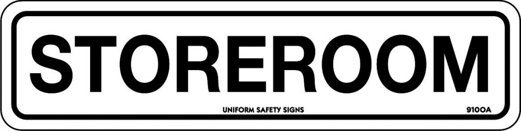 Storeroom | General Signs | USS