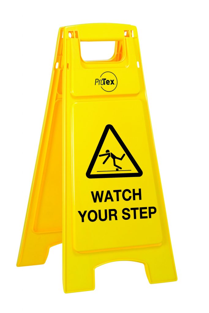 Watch Your Step - Plastic A-Frame | Cones & Stands | USS