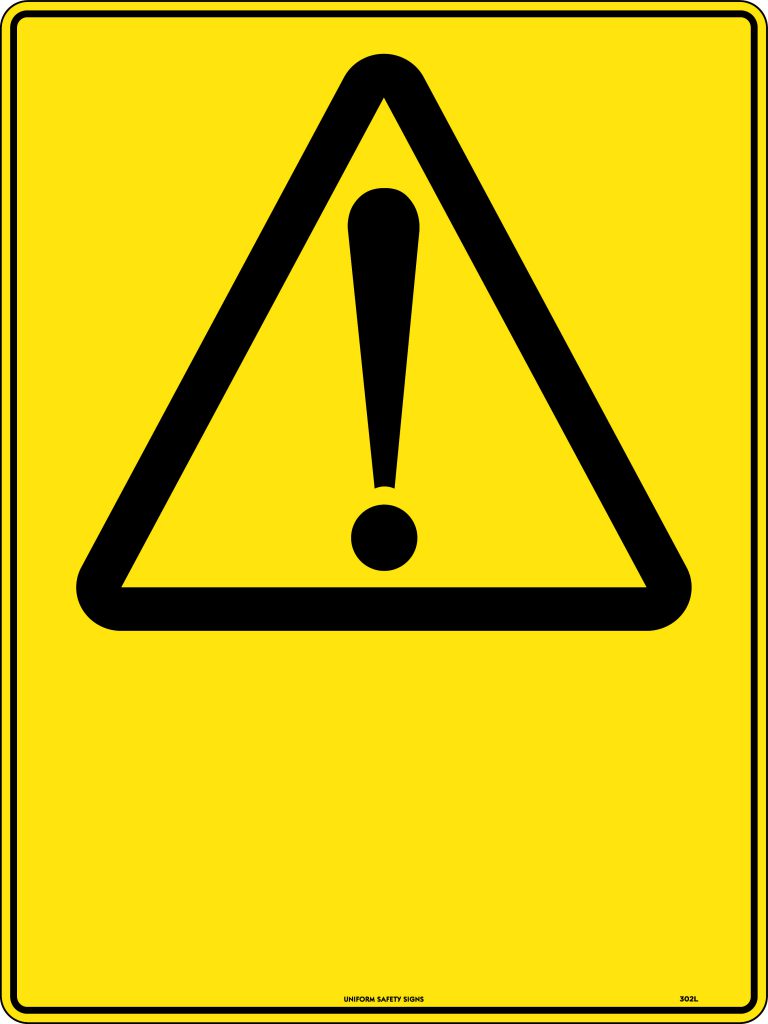 Caution Triangle Symbol Blank | Caution Signs | USS