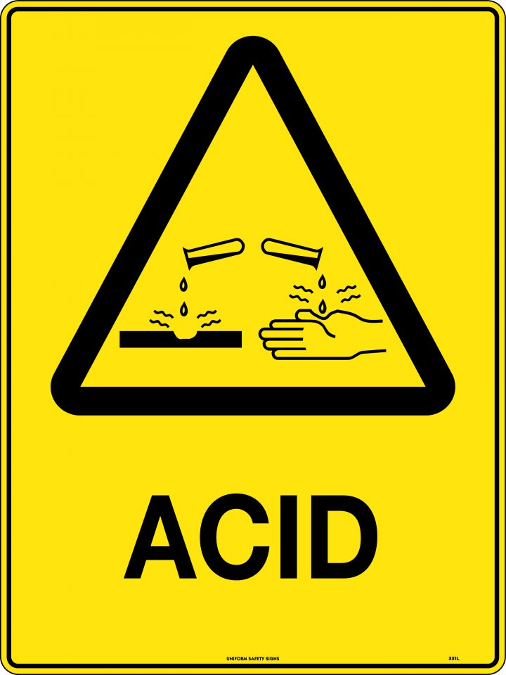 Caution Acid | Uniform Safety Signs