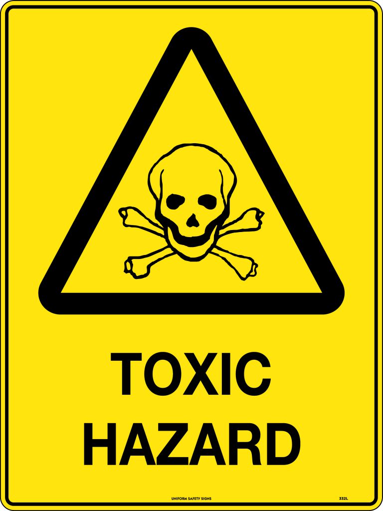 Caution Toxic Hazard | Uniform Safety Signs