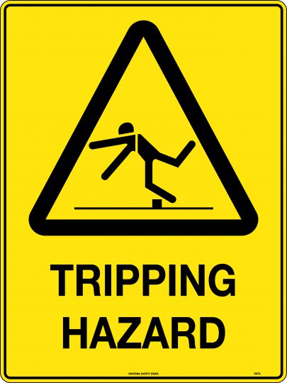 Tripping Hazard | Caution Signs | USS