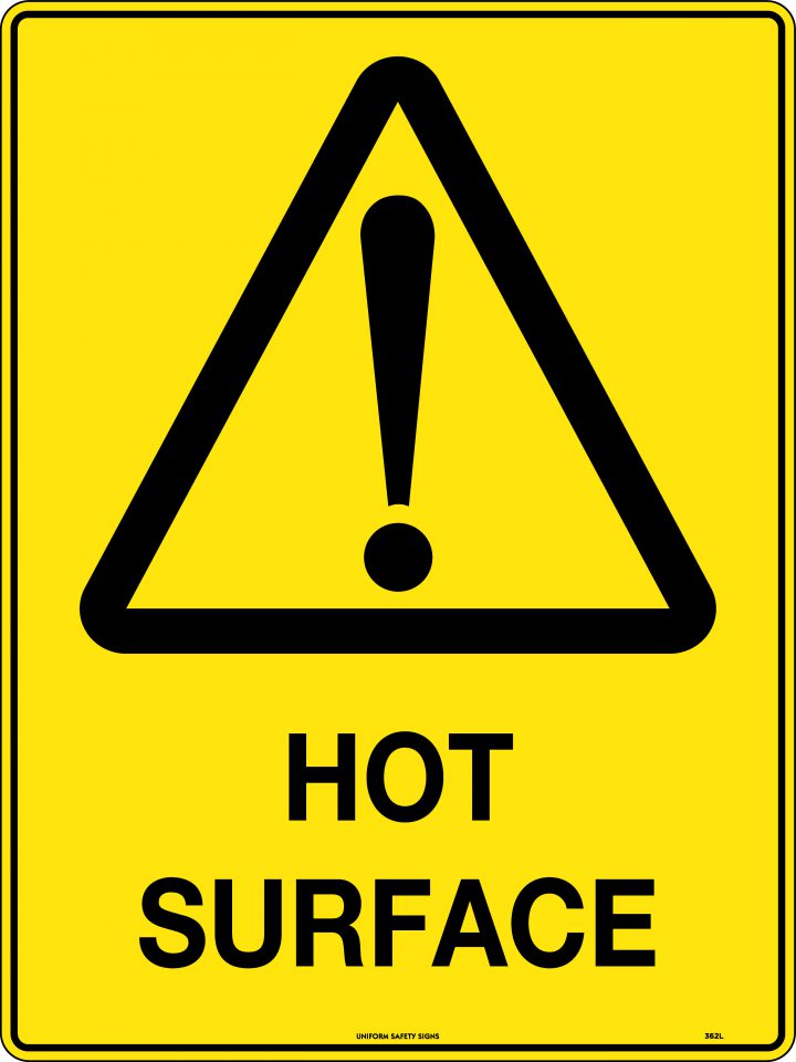 Hot Surface | Caution Signs | USS