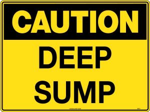 Caution Deep Sump | Mining | USS
