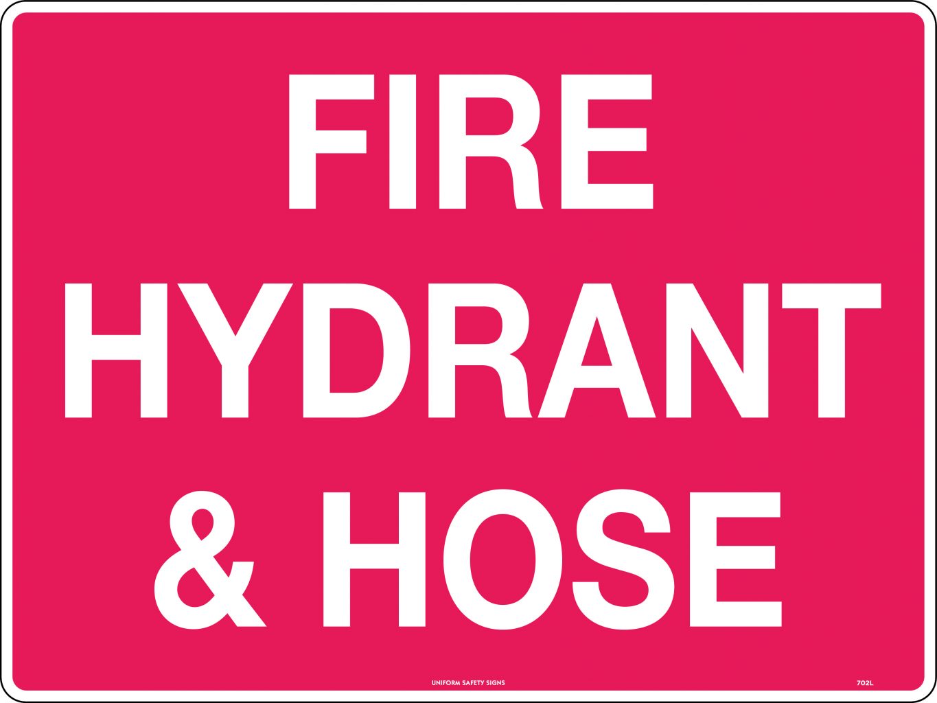Fire Hydrant and Hose | Fire Signs | USS