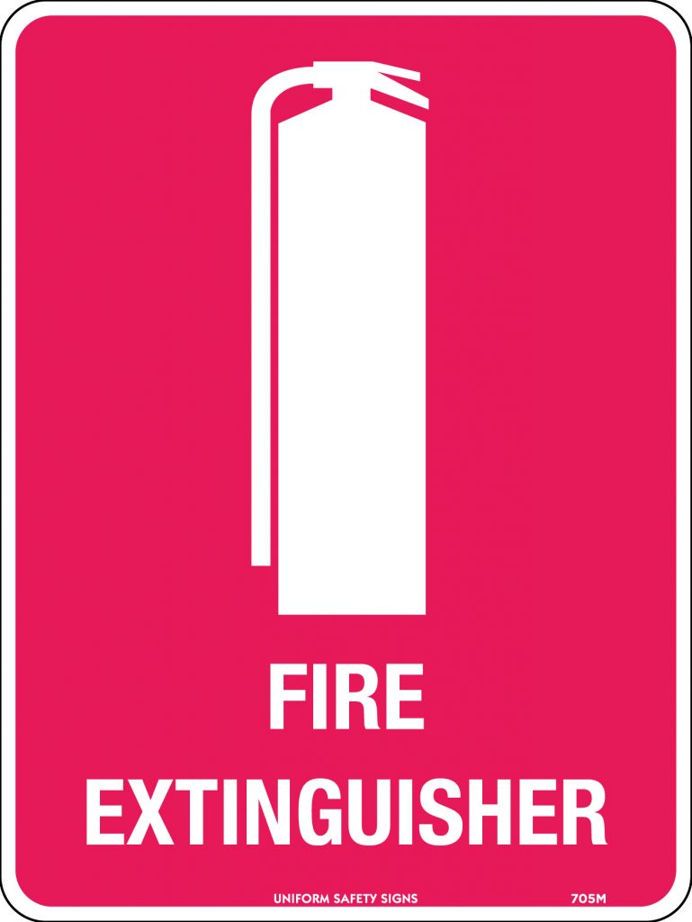 Fire Extinguisher (with pictogram) | Fire Signs | USS