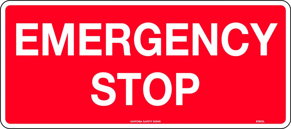 Emergency Stop | Fire Signs | USS