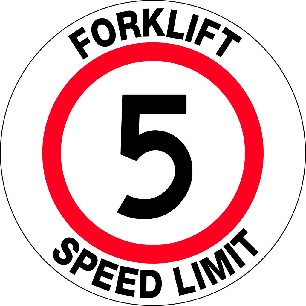 Floor Graphics - Forklift Speed Limit 5 | Floor Graphics | USS