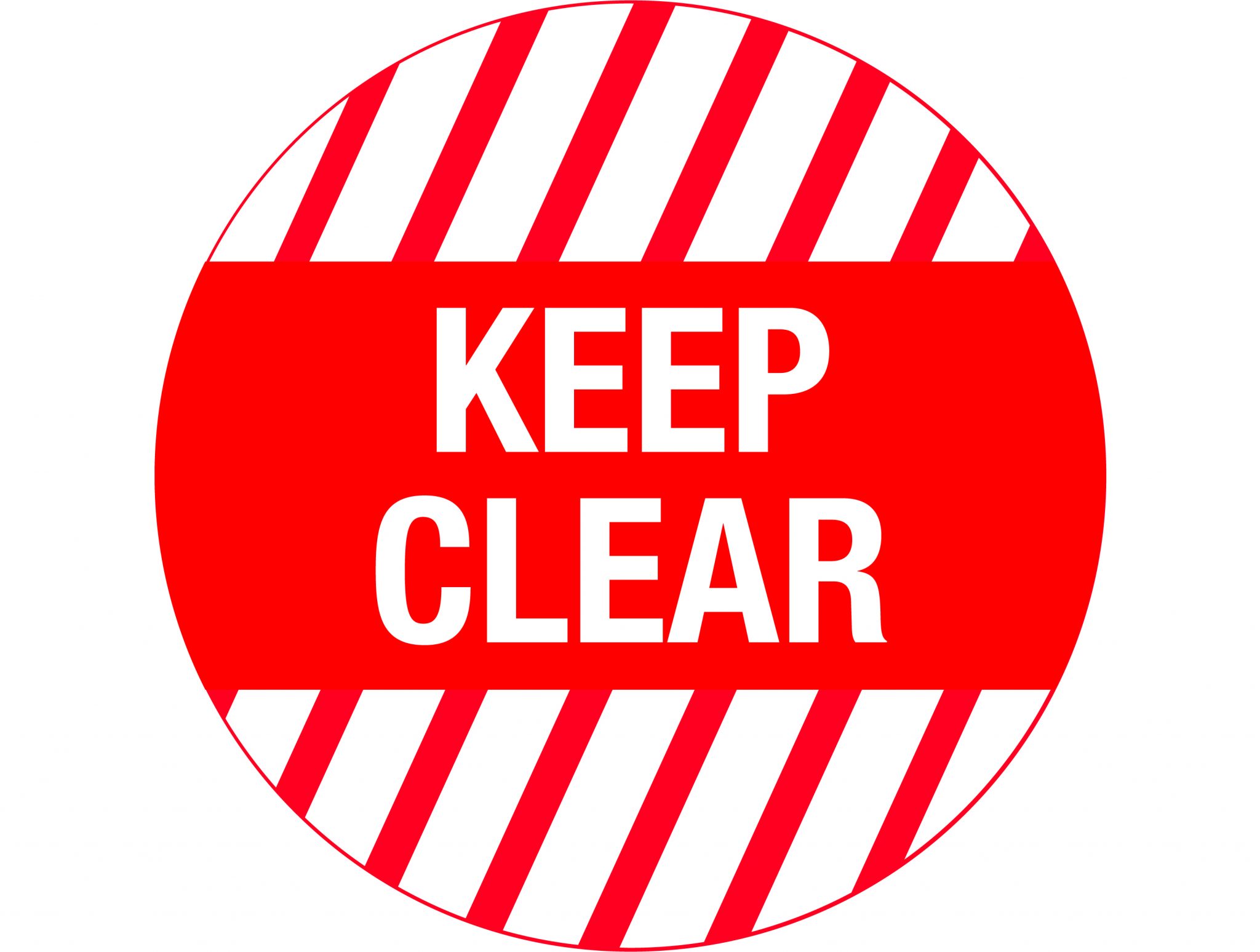 Floor Graphics - Keep Clear | Floor Graphics | USS