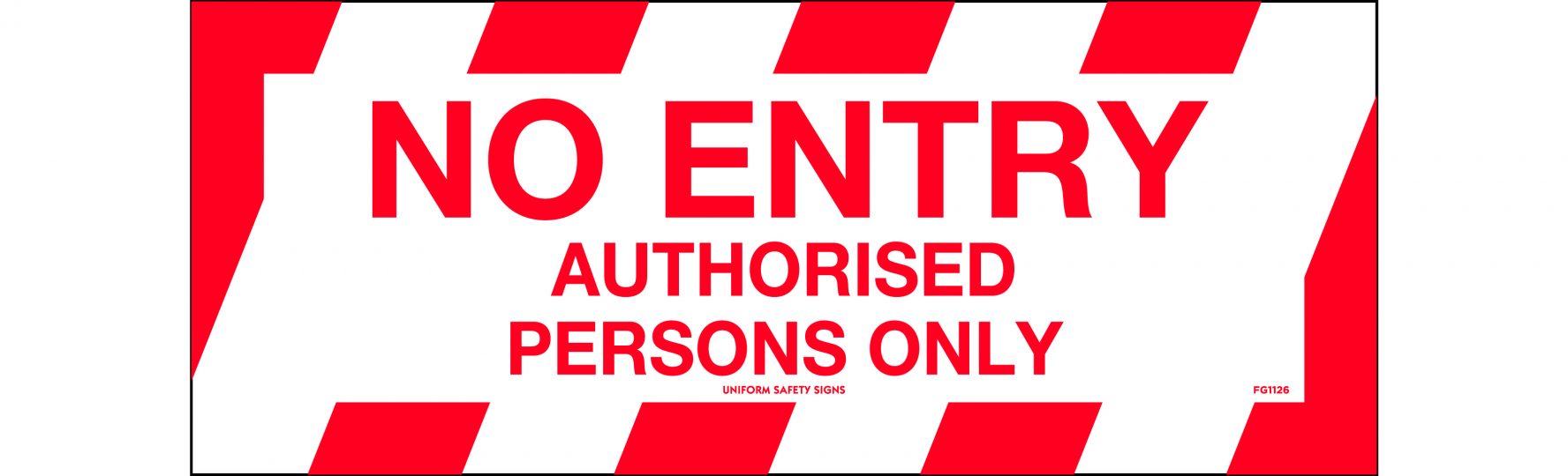 Floor Graphics - No Entry Authorised Persons Only | Floor Graphics | USS