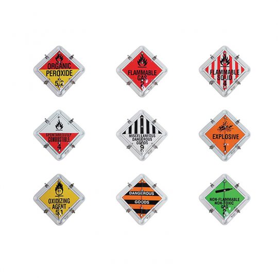 Dangerous Goods Flip Kit | Hazchem Signs | USS