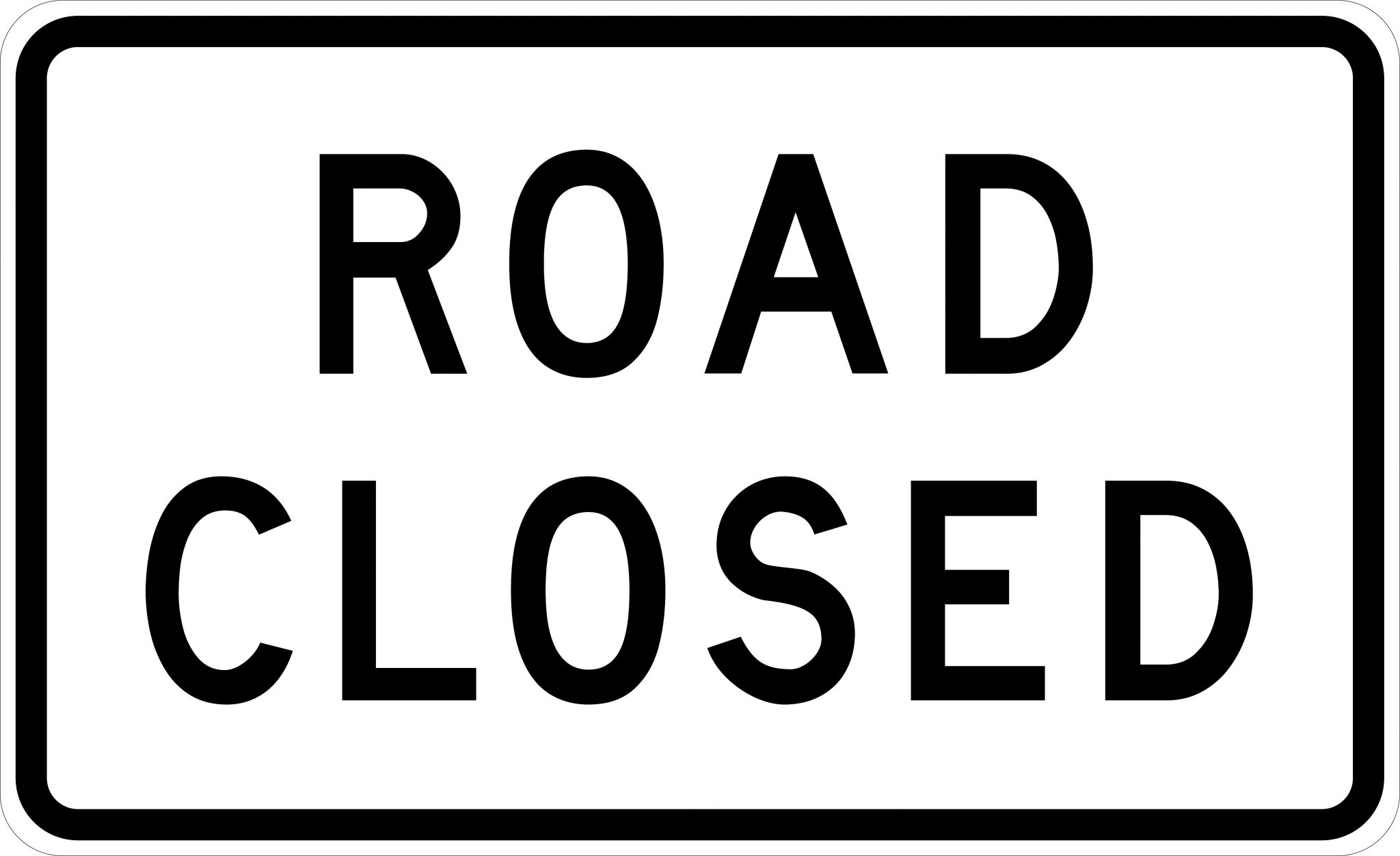 Road Closed | Road Signs | USS
