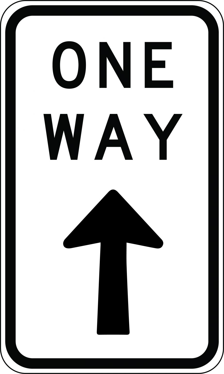 One Way (repeater) | Road Signs | USS
