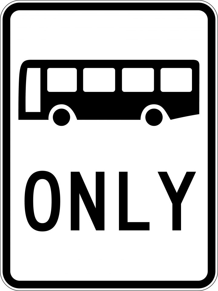 Bus Only | Road Signs | USS