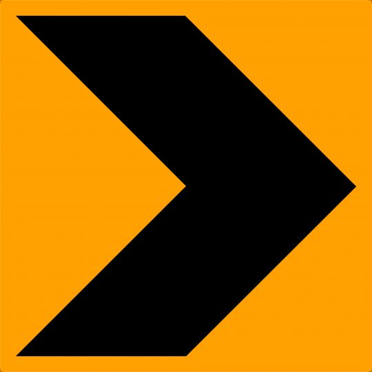 Chevron | Swing Stand Signage | USS