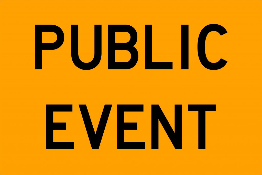 Public Event Traffic Swing Stand Signage | USS