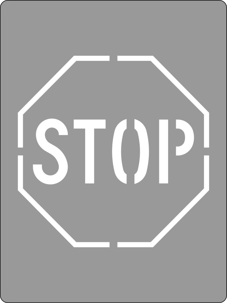 Stop (Picto) | Stencils | USS