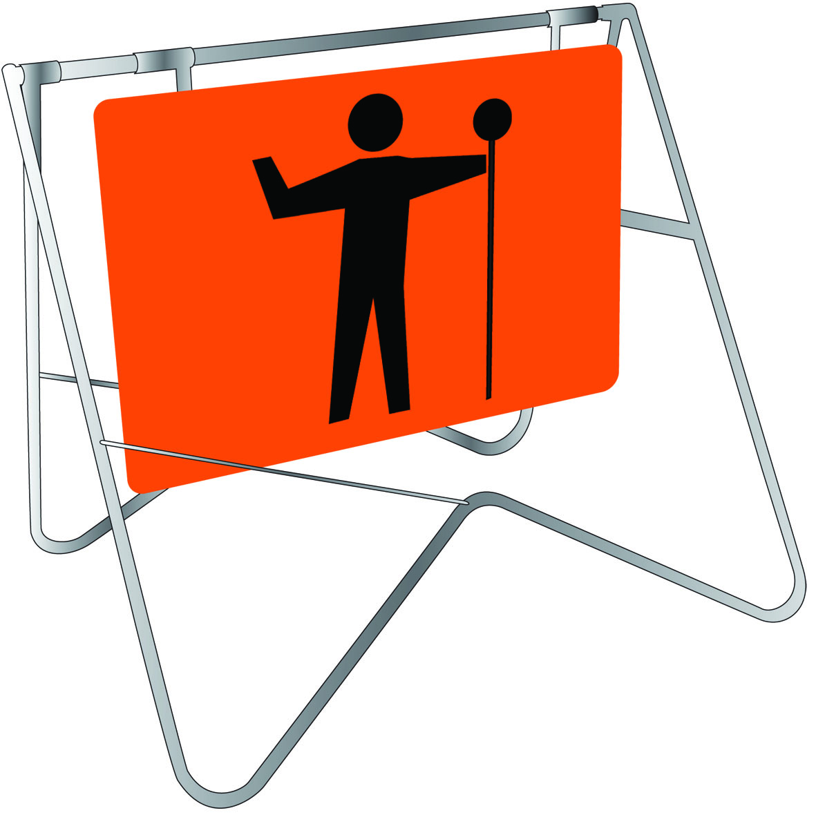 Symbolic Stop/Slow Man | Uniform Safety Signs