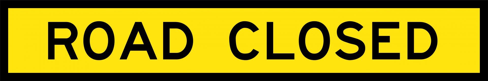 Road Closed | Boxed Edge | USS