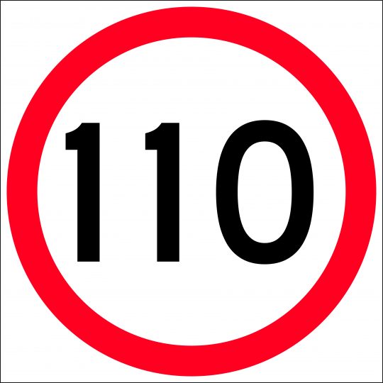 110km in Roundel | Multi Message Signs | USS