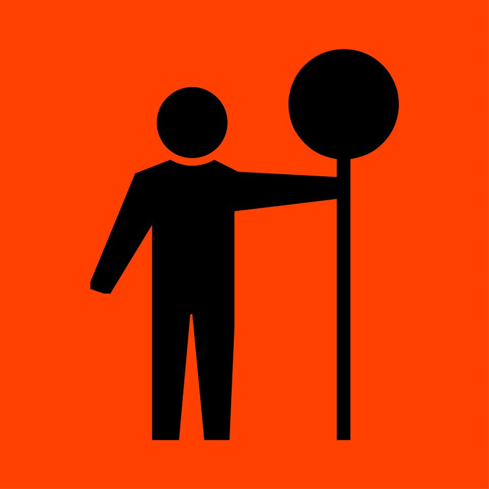 Symbolic Stop/Slow Man Picto | Multi Message Signs | USS