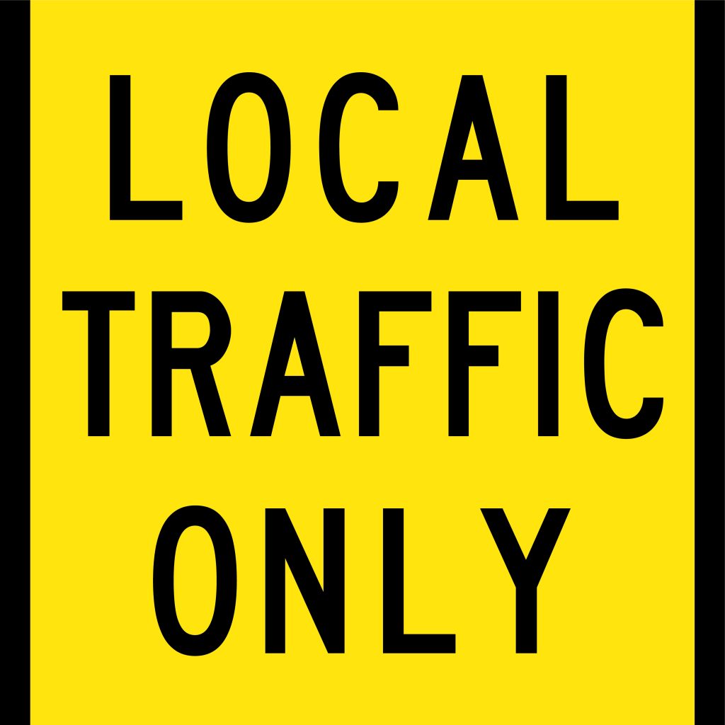 Local Traffic Only | Flood Signage, Multi Message Signs | USS