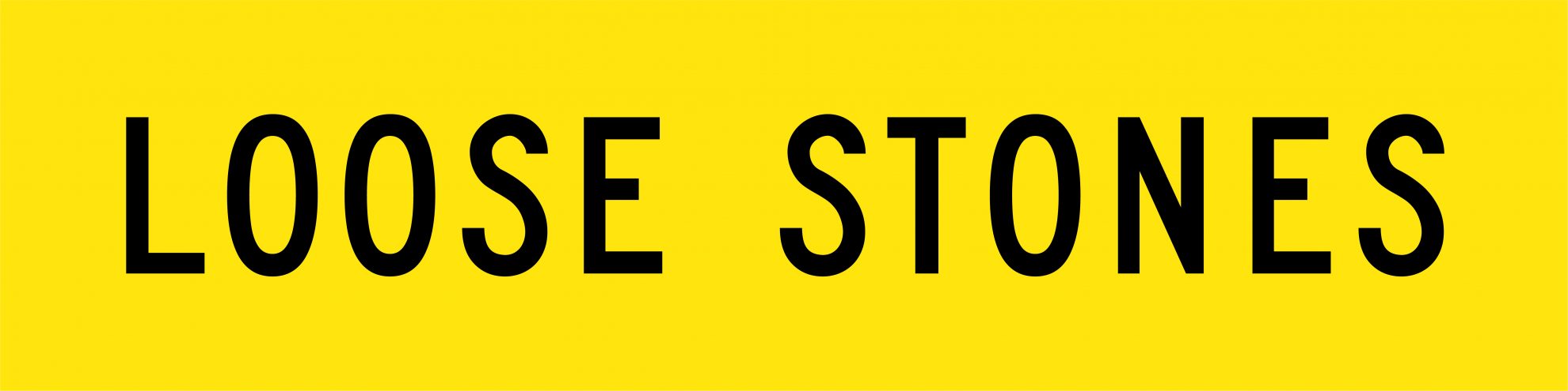 Loose Stones | Uniform Safety Signs