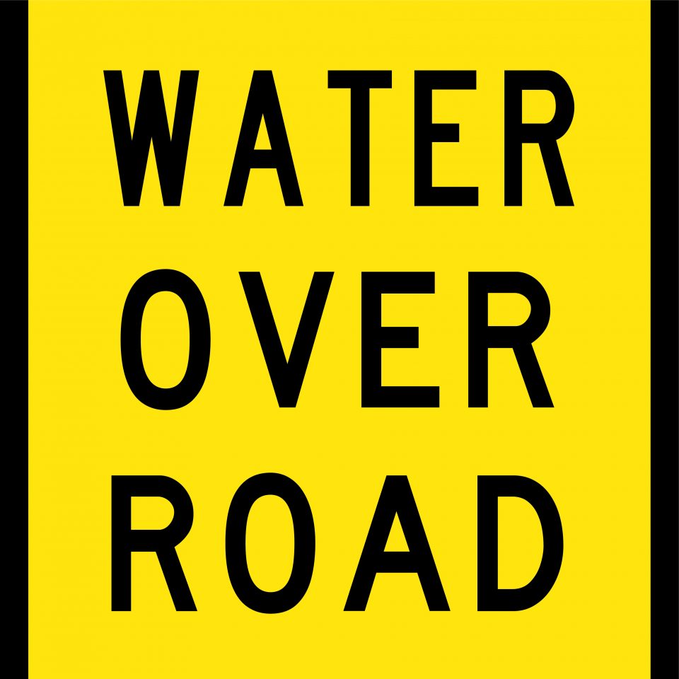 Water Over Road | Uniform Safety Signs