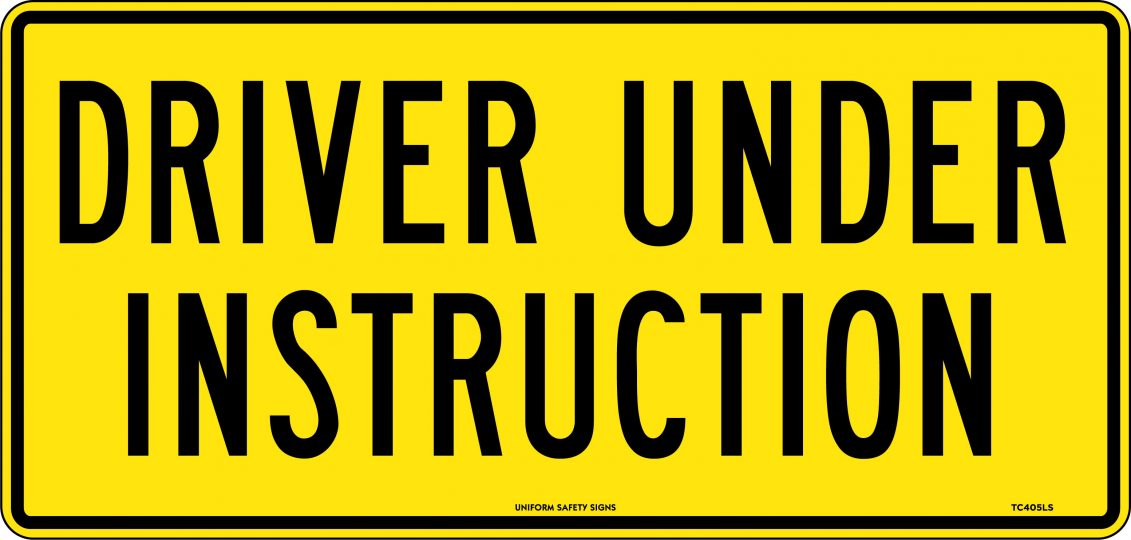Driver Under Instruction [each] | Vehicle Signs | USS
