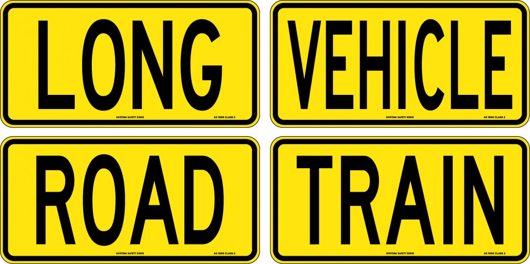 Long Vehicle / Road Train (Double Sided) | Vehicle Signs | USS