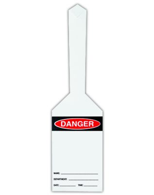 Danger Self Locking Tag Blank | Safety Tags | USS