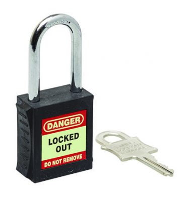 Premium Black Safety Lockout | Lockout Padlocks | USS