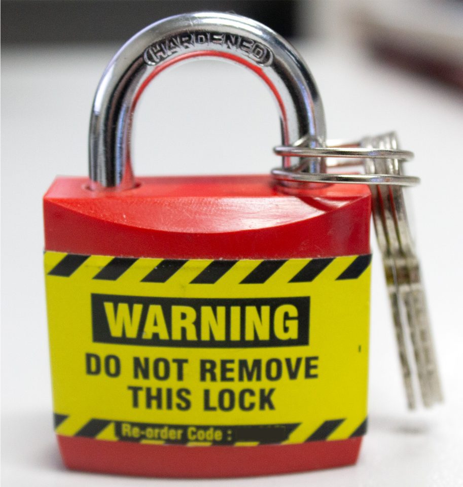 Economy Red Safety Padlock | Lockout Padlocks | USS