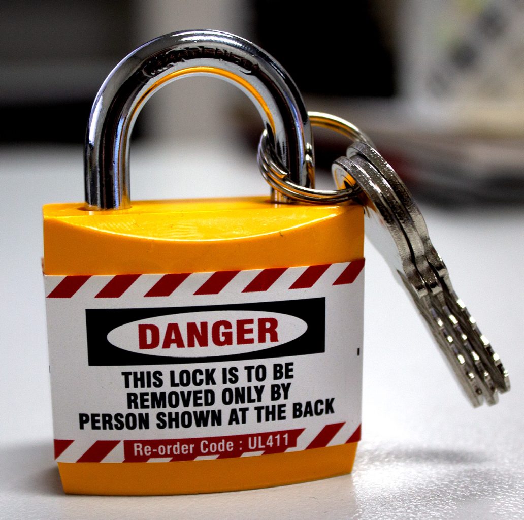 Economy Yellow Safety Padlock | Lockout Padlocks | USS