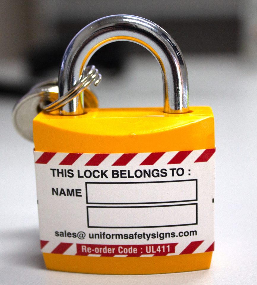 Economy Yellow Safety Padlock | Lockout Padlocks | USS