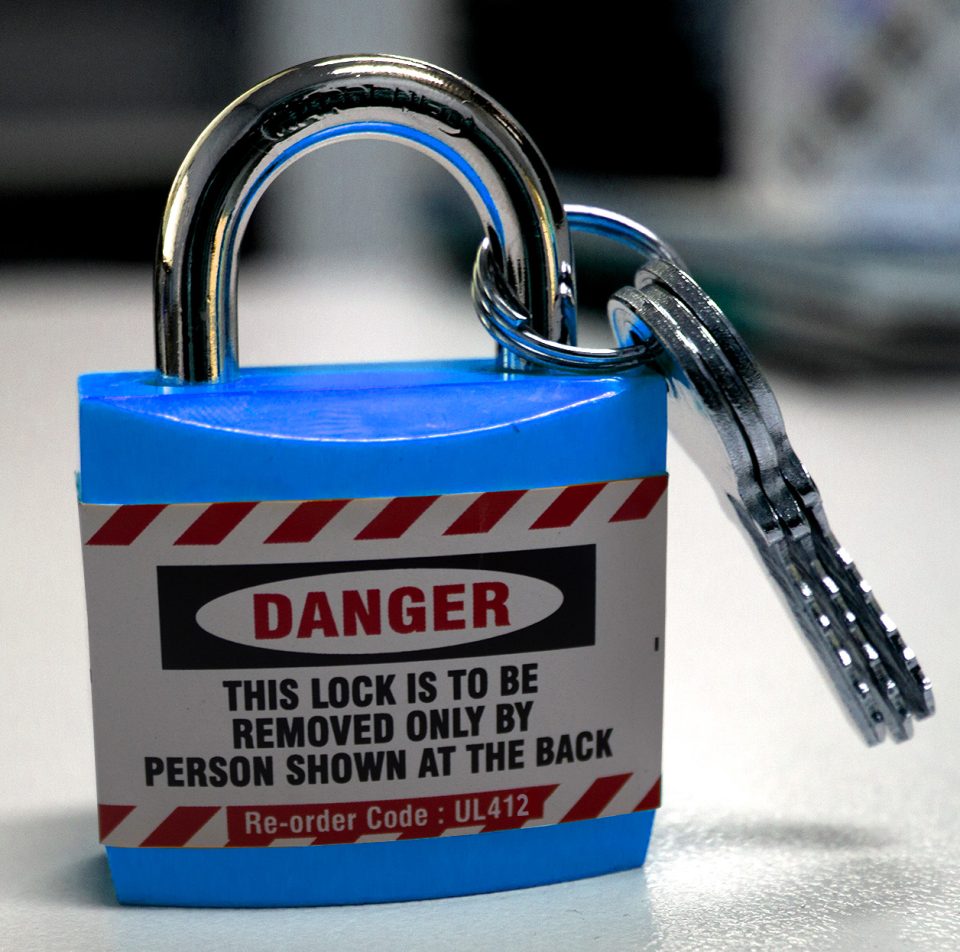 Economy Blue Safety Padlock | Lockout Padlocks | USS