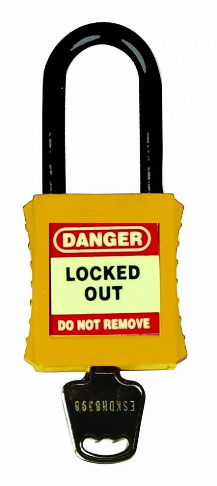 Premium Yellow Safety Lockout | Uniform Safety Signs