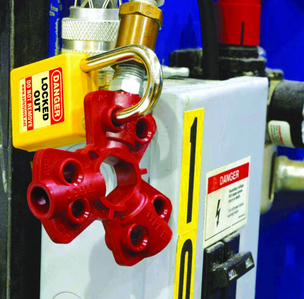 Three Way Pneumatic Lockout | Uniform Safety Signs Three Way Pneumatic Lockout | Uniform Safety Signs