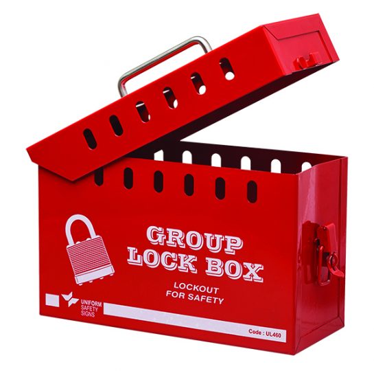 Red Group Lock Box (12 Lock) | Group Lock Boxes | USS