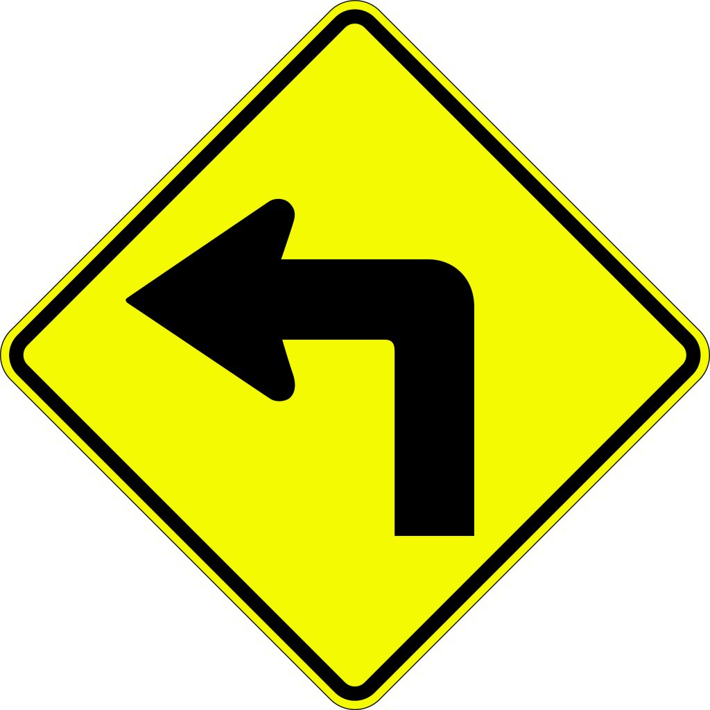 Turn Left or Right Picto | Road Signs | USS